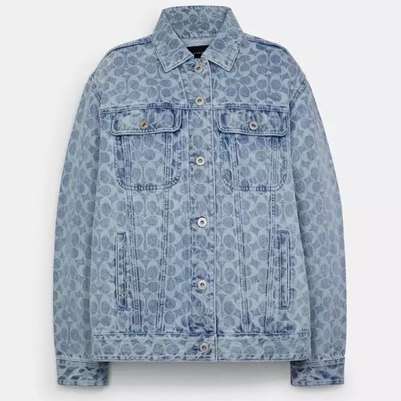 Coach | Jackets & Coats | Coach Signature Denim Jacket | Poshmark